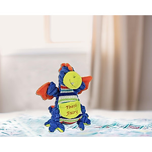 Maison Chic Plush Tooth Fairy Pillow for Little Boys and Girls About to Loose a Tooth (Dragon, Drake)