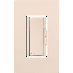 Lutron Maestro Companion Multi-Location Dimmer | Not for Standalone Use | MA-R-LA, Light Almond