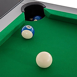 Triumph 3-in-1 7' Rotating Swivel Multigame Table - Air Hockey, Billiards/Pool, and Table Tennis - All Accessories Included