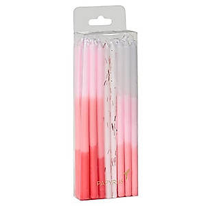Papyrus Birthday Candles, Pink Ombre (24-Count)