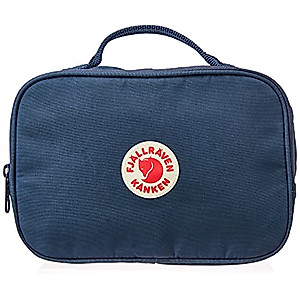 Fjällräven Kånken Toiletry Bag – Cute Pouch for Women – G-1000® Eco-friendly Material – Webbing Handle Navy One Size One Size