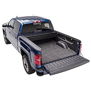 BedRug Bed Mat BMN04KCD fits 04+ TITAN 6'6" BED for trucks with a drop-in style bedliner , Gray