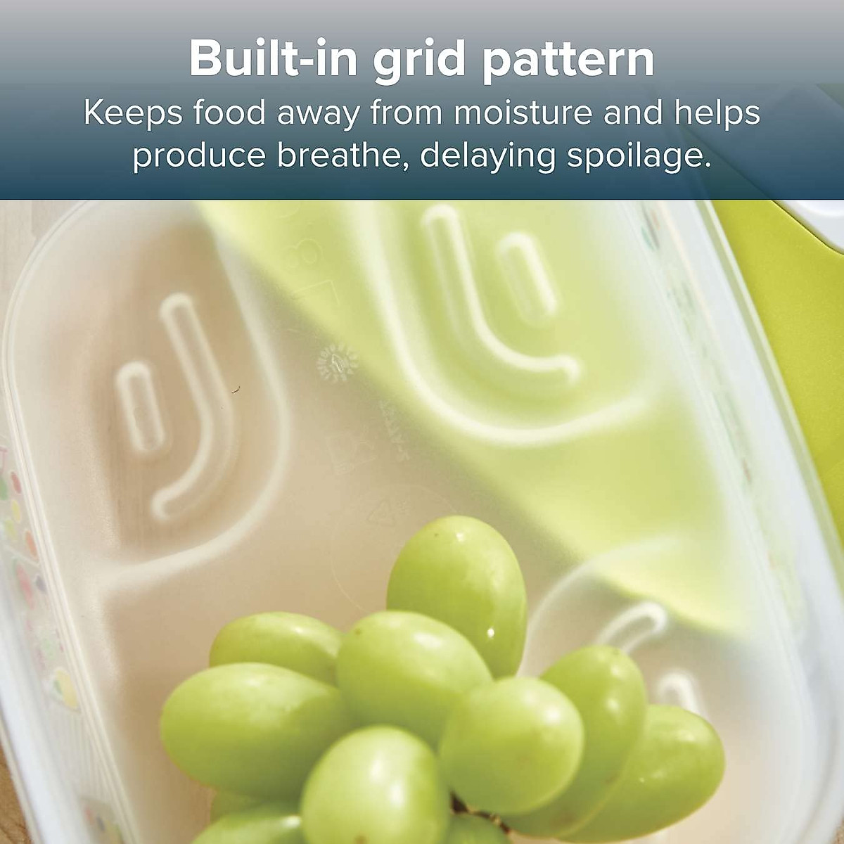 Tupperware FridgeSmart Food Storage Container - Small Deep Tub 1.8L - Keeps Food Fresher For Longer - Secure Seal - Stackable for Easy Organisation - BPA Free Plastic - Tubs with Lid