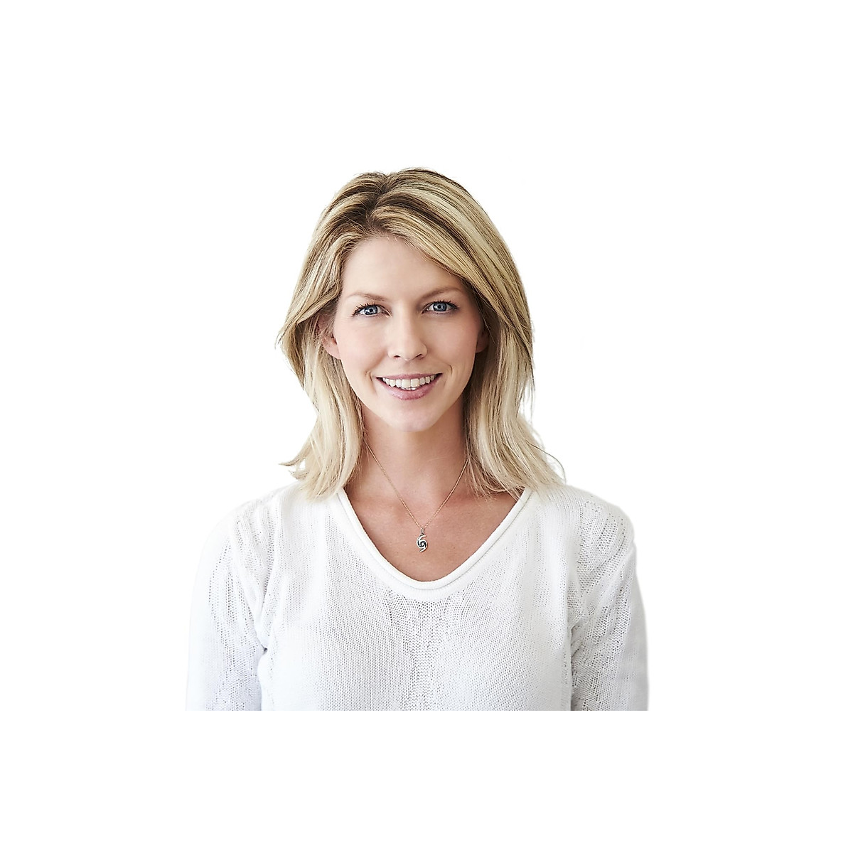 FashionJunkie4Life Sterling Silver Hurricane Necklace, 18" Chain | Birthday Gift for Men and Women