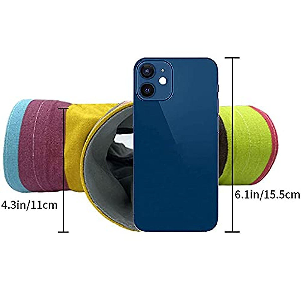 JWShang 4 Way Guinea Pig Tunnels and Tubes, Small Animals Activity Play Tunnel, Hedgehog Hideout Hideaway for Small Pets, Dwarf Hamster, Baby Guinea Pig, Mice, Gerbil Rat