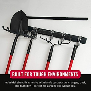 VELCRO Brand Heavy Duty Tape with Adhesive - Cut Strips to Length - Holds 10 lbs, Black - Industrial Strength Roll, Wide 10Ft x 2In - Strong Hold for Indoor or Outdoor Use