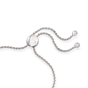 Ross-Simons 1.00 ct. t.w. Diamond Bolo Bracelet in Sterling Silver