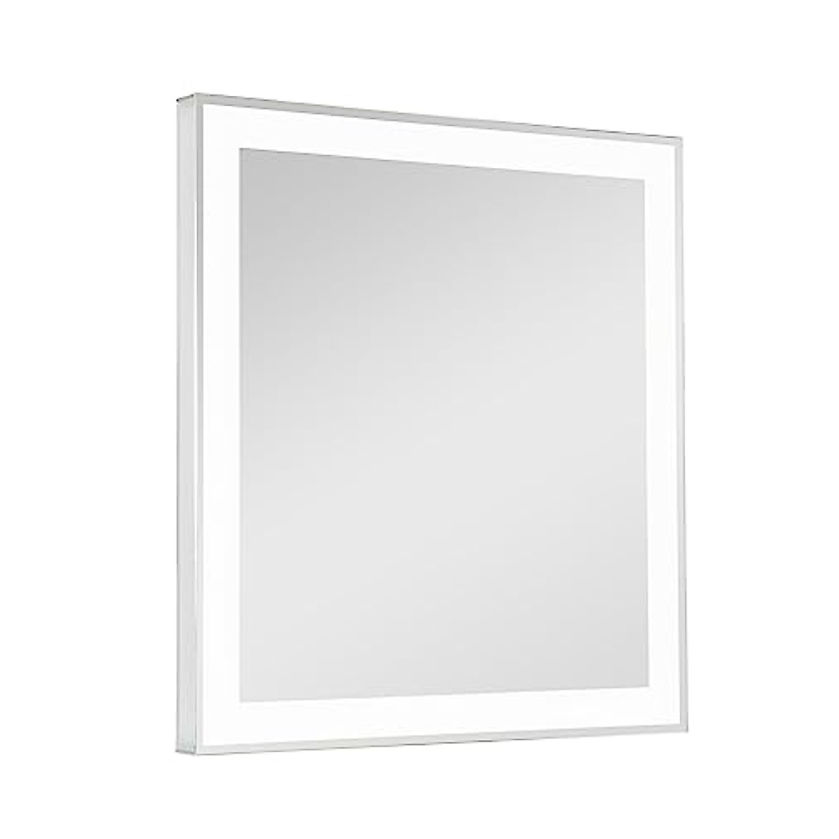 Modern Free Standing Bathroom Vanity with Washbasin | Comfort White High Gloss Collection | Non-Toxic Fire-Resistant MDF-28-Diamond Collection 24"