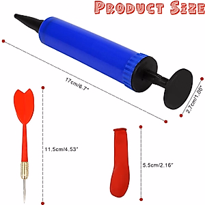 OOTSR Dart Balloon Game Set Includes 500 Balloons & 10 Darts Plus Pump - Exciting Outdoor Game for Adults, Best Carnival, Birthday Party & Backyard Fun
