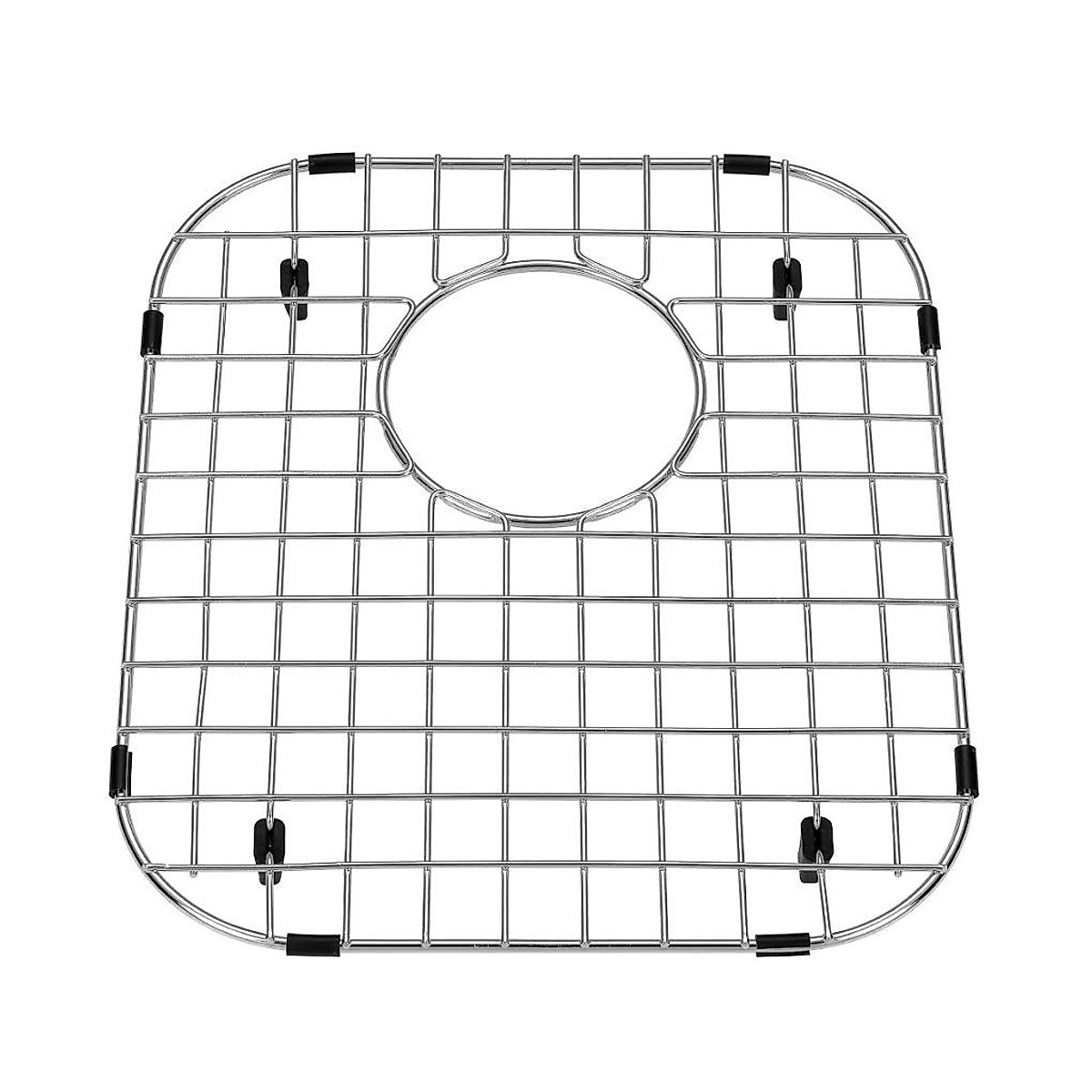 Starstar 60/40 Double Bowl Kitchen Sink Bottom Two Grids, Racks, Protector Stainless Steel, 16" x 13",14.5" x 11.26"