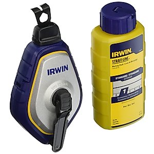 Irwin Tools Strait-Line 1932887 IRWIN Speedline Pro Chalk Reel, Blue