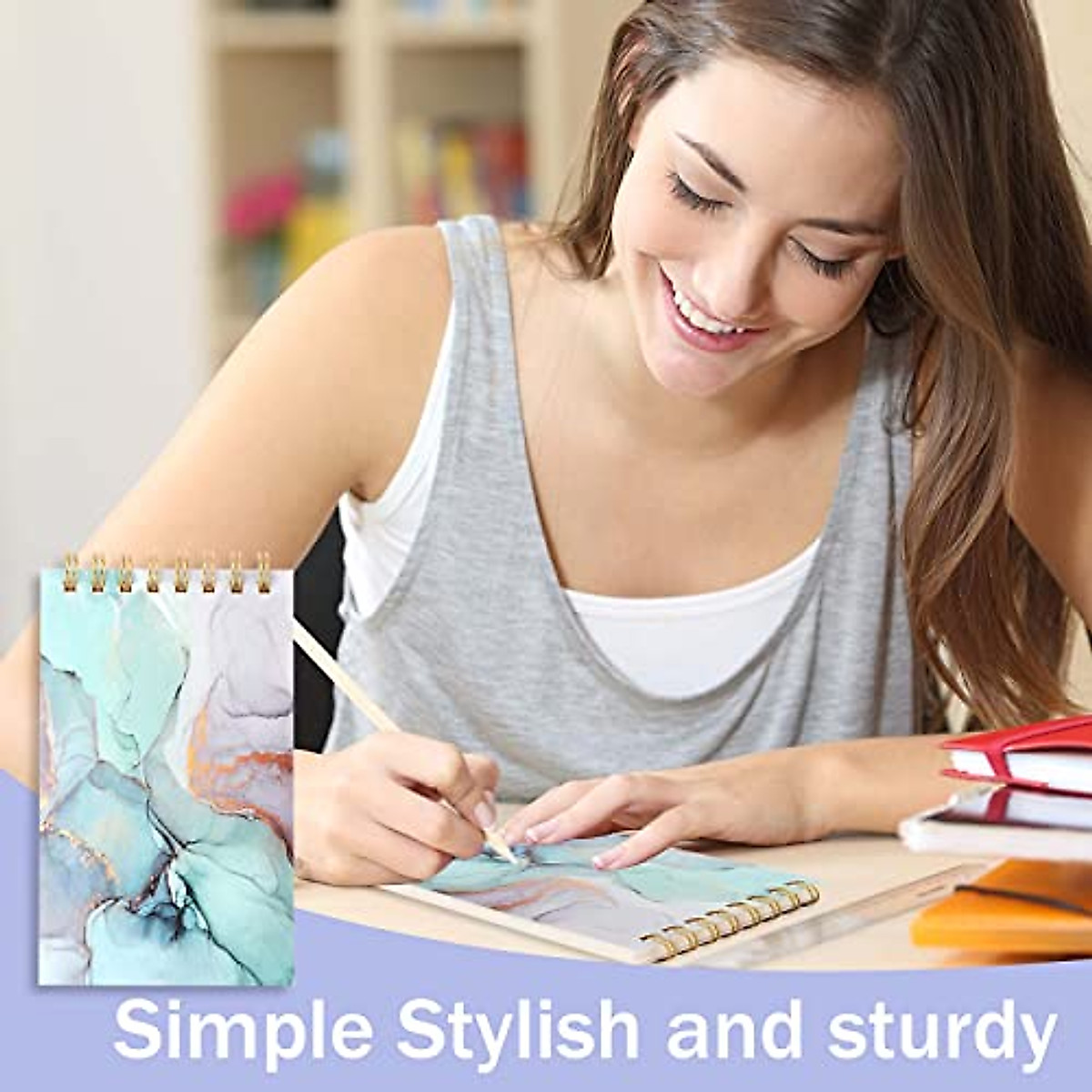 Ddaowanx Cute Small Notebooks, 3x5 Pocket Spiral Notepads With Lined Pages - The Perfect Little Mini Notebook to Stay Organized and Boost Productivity at Work or School (8)