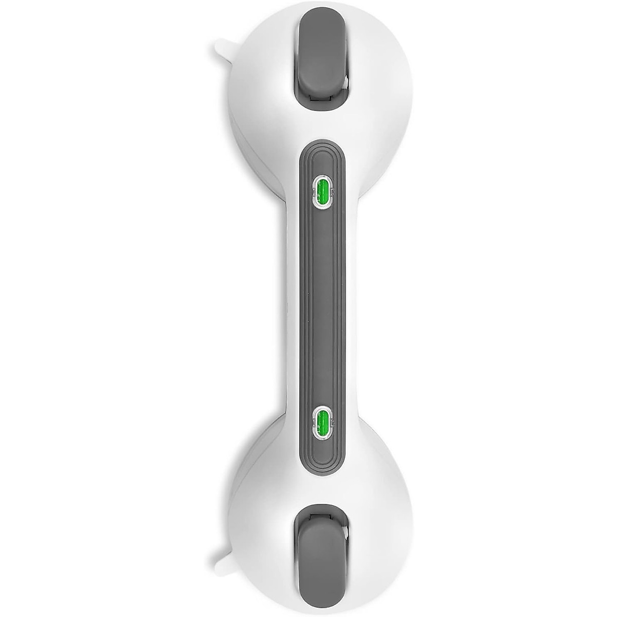 Newthinking Suction Shower Handles for Elderly, Safety Suction Grab Bars with Indicator for Seniors, Heavy Duty Suction Grips for Wall Bathroom Showers & Bathtubs (Dark Grey)