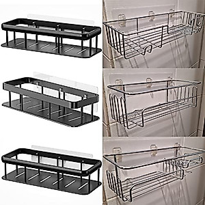 STARICH Adhesive Strips for Shower Caddy, Shower Caddy Adhesive Replacement Stickers, Replacement Adhesive for Shower Caddy Adhesive Strips, Shower Shelf Adhesive Replacement for Bathroom 2 Pack