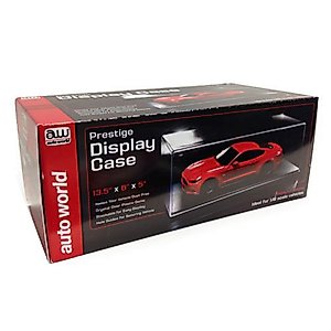 Round 2 Prestige Collectible Display Show Case for 1/18 1/24 Models by Autoworld Awdc001