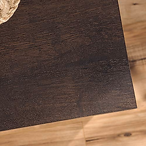 Sauder Costa Library Base, L: 31.30" x W: 14.41" x H: 30.00", Coffee Oak finish