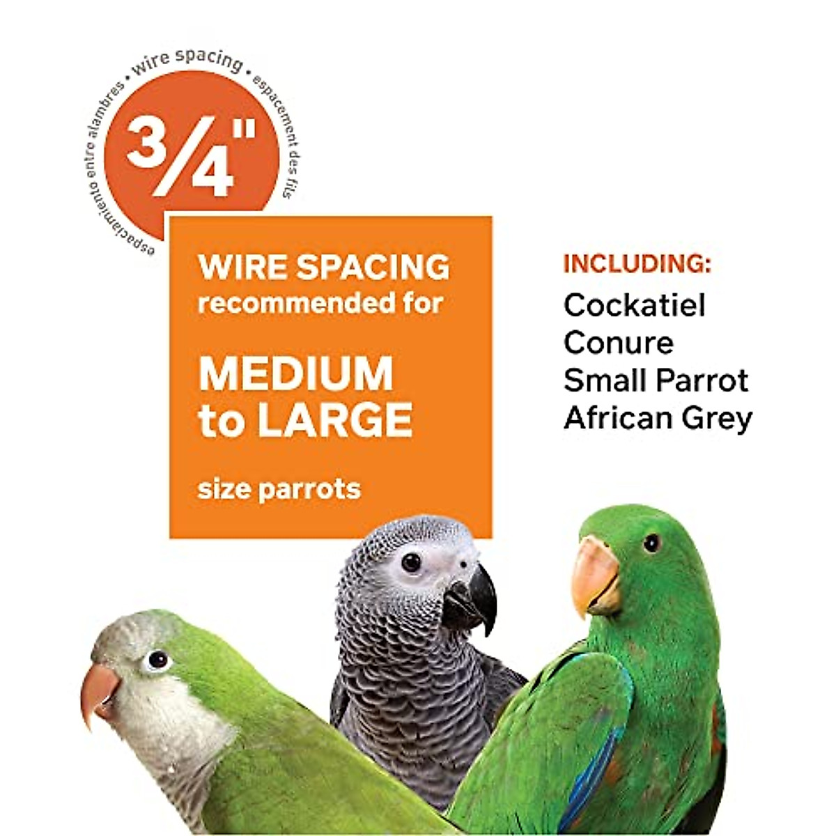 Prevue Pet Products 34511 Dometop Bird Cage, Small, Black Hammertone