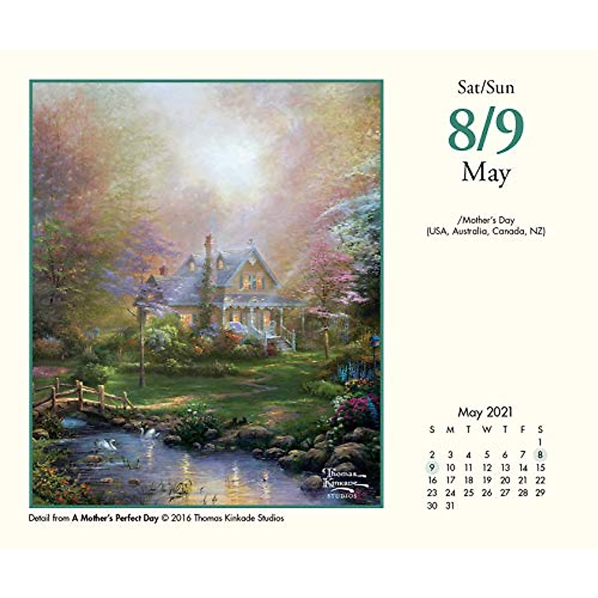 Thomas Kinkade Studios 2021 Day-to-Day Calendar