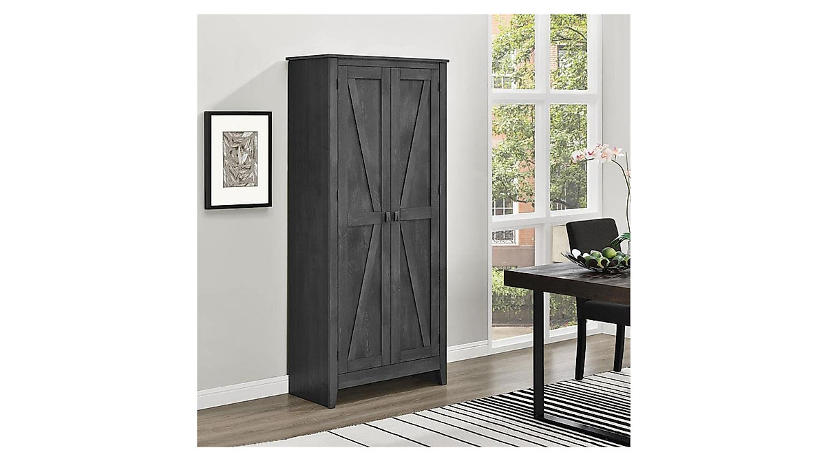 Ameriwood Home Farmington Storage Cabinet - Rustic Gray
