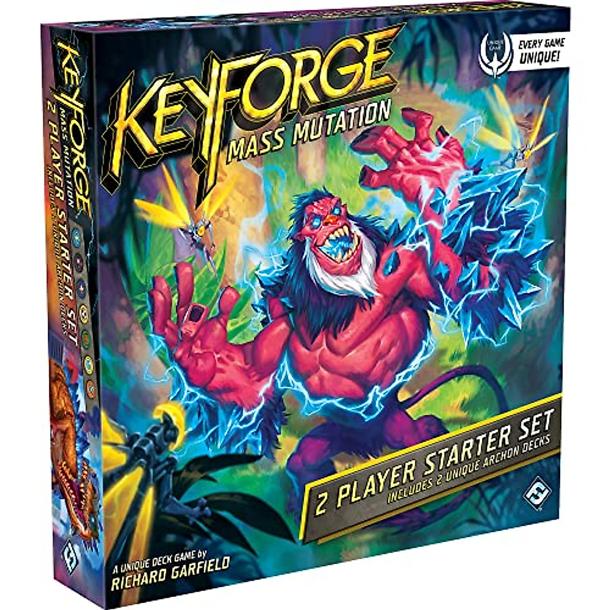 Fantasy Flight Games KeyForge Mass Mutation Two Player Starter Set | Fast-Paced Card Game | Strategy Game for Adults and Teens | Ages 14+ | 2 Players | Average Playtime 45 Minutes