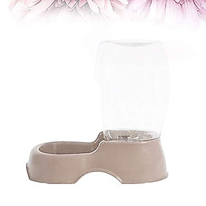 TEHAUX Pet Cat Dog Water Dispenser Automatic Water Bottle Feeder Healthy Waterer Fountain 900ml for Puppy Small Dogs and Cats (Random Color)