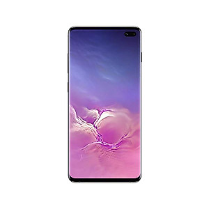 Samsung Galaxy S10+ Plus 128GB+8GB RAM SM-G975F/DS Dual Sim 6.4" LTE Factory Unlocked Smartphone International Model, No Warranty (Prism Black)