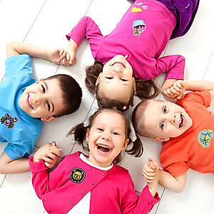 TACVEL 60PCS Random Assorted Styles Embroidered Patches, Sew on / Iron on Patches, Applique for Clothes Dress Pants Hats Jeans, Sewing Flowers Applique DIY Accessory