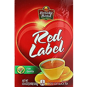 Brook Bond Red Label Fine Quality Loose Leaf Black Tea (63.4 oz / 1800 G)