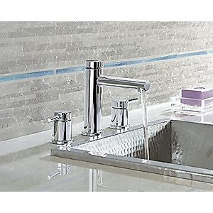 Moen Align Chrome Two-Handle High-Arc Widespread Bathroom Faucet, Valve Sold Separately, T6193