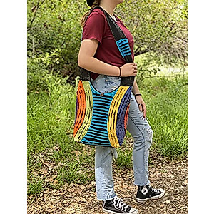 Chronic Color Razor Cut Bohemian Crossbody Hippie Bag Boho Purse