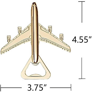 24PCS Airplane Bottle Opener for Wedding Favors Air Plane Travel Beer Bottle Openers for Guests,Party Souvenirs or Decorations…