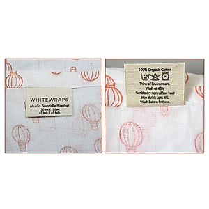 Swaddle Blankets| Receiving Blanket|Organic Cotton Breathable and Skin-Friendly Soft Muslin Swaddle Blankets for Boys| Baby Essentials, Registry & Gift | 48"x48" 2-Pack Pink Lines