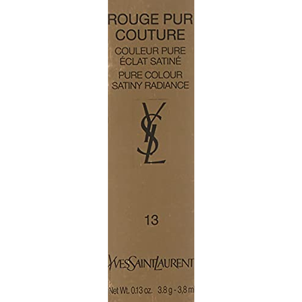 Yves Saint Laurent Rouge Pur Couture Pure Color Satiny Radiance Lipstick, Le Orange, 0.1 Ounce