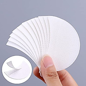BetterJonny 200 Pieces Eyeshadow Stencils Pads, Eyeshadow Shields Lint Free Under Patches for Eyelash Extensions,Tinting and Lip Makeup Residue