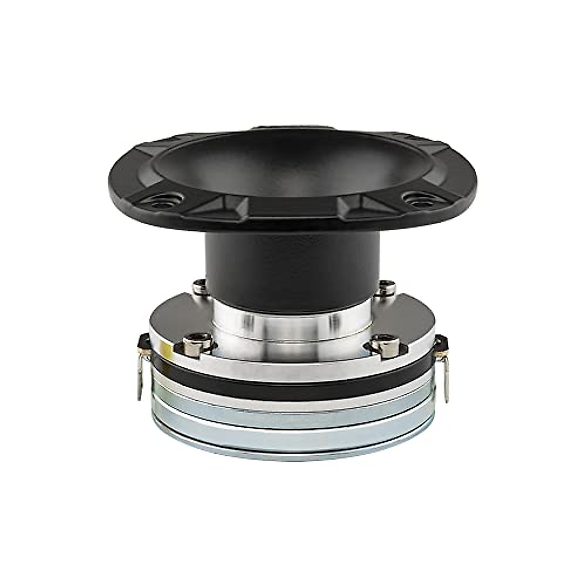 DS18 PRO-DRNSC1.5DK 1" Throat Neodymium Driver with 1.5" Composite Polyamide Voice Coil with Horn. Extremely Loud - PRO Tweeters are The Best in The Pro Audio and Voceteo Market - 1 Speaker