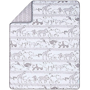 Waverly Congo Line by Trend Lab 5 Piece Crib Bedding Set, Nursery, Gray