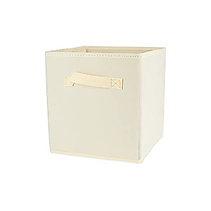 DFL INC. Fabric Storage Bins, Organization - Storage, Closet Organizer Cube Storage, 6 Pack (Beige)