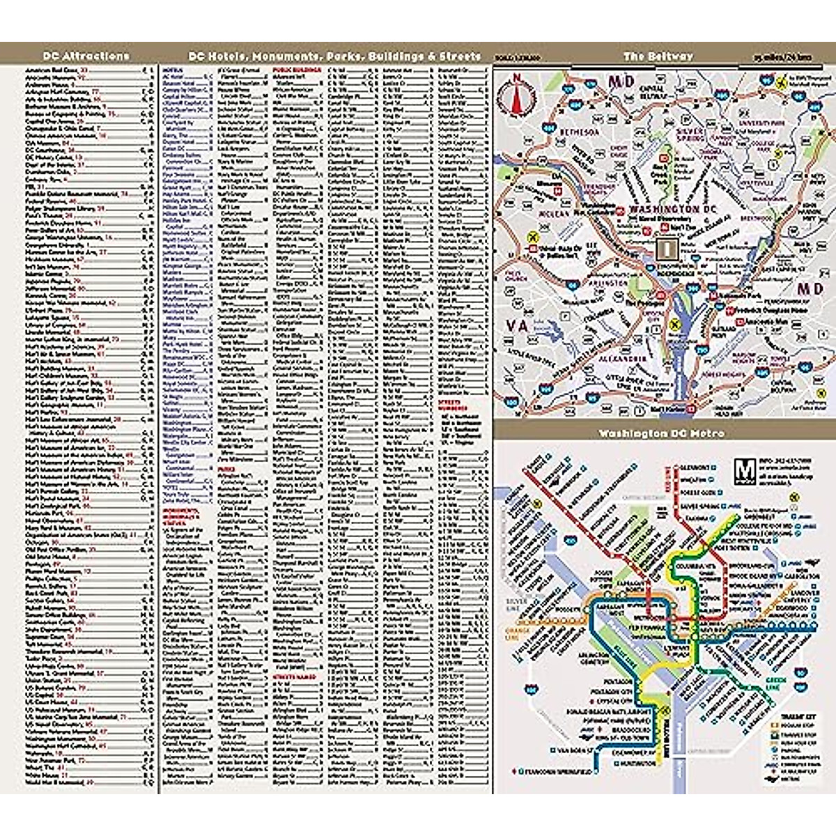 MallSmart® Washington DC Map by VanDam -- Laminated City Street pocket map with all museums, sights, monuments, government buildings and hotels plus ... Map – 2024 Edition (StreetSmart)