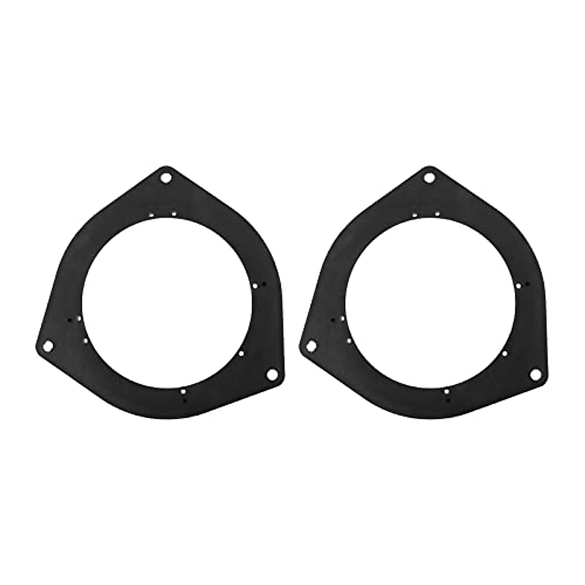 6.5" Car Speaker Spacers Adapter (2pcs) Fits for Toyota Crown Reiz, Plastic Black Mounting Spacer Adaptor Ring