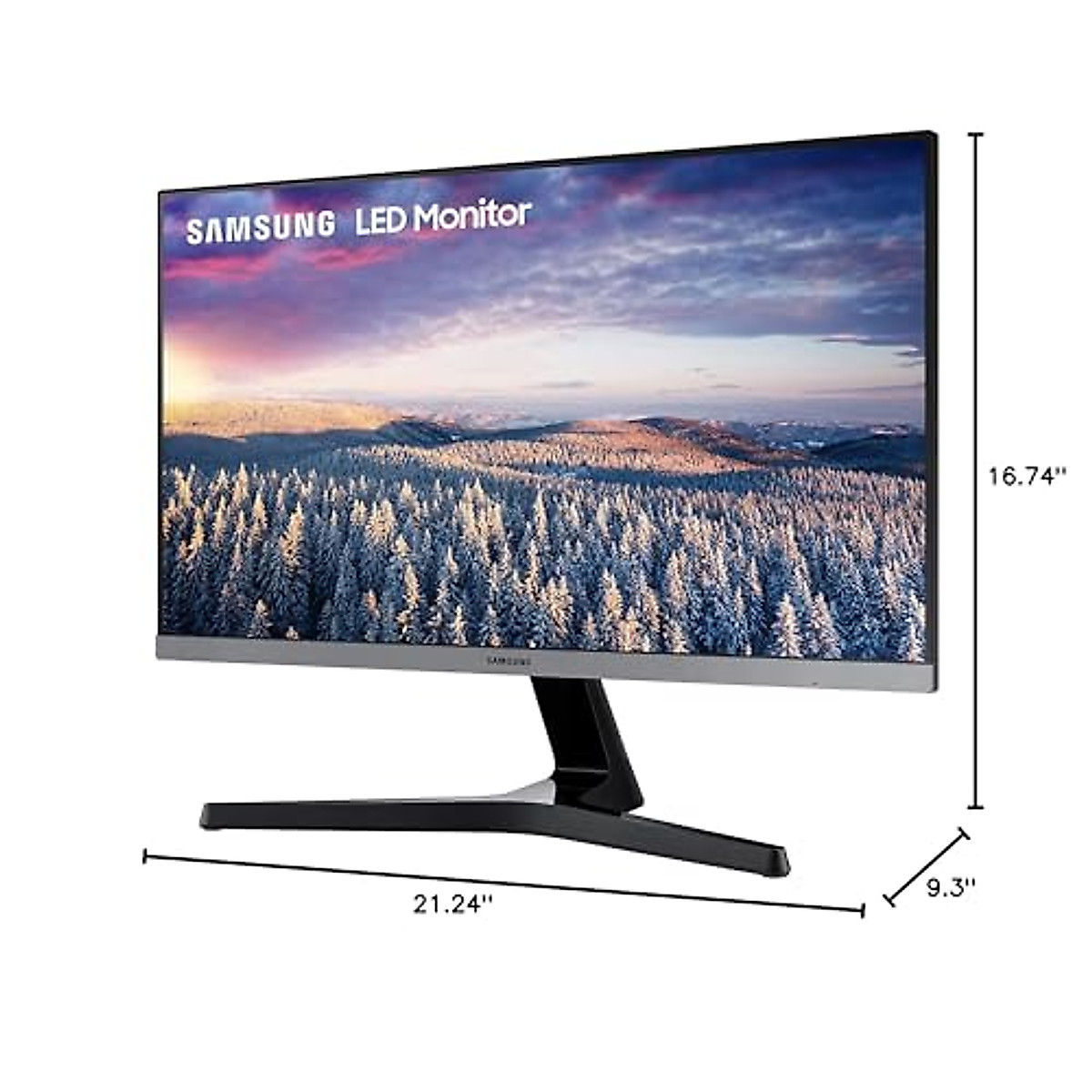 SAMSUNG SR35 Series 24-Inch FHD 1080p Computer Monitor, 75Hz, IPS Panel ...