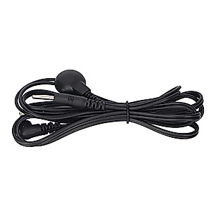 Demeras TENS Wire, Black 5pcs Safe Flexible Professional Portable Electrode Wire for Therapeutic Machine