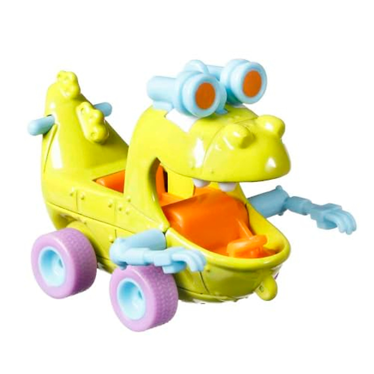 Hot Wheels Retro Entertainment Collection of 1:64 Scale Rugrats Reptar Car from Blockbuster Movies, TV, & Video Games, Iconic Replicas for Play or Display, Gift for Collectors