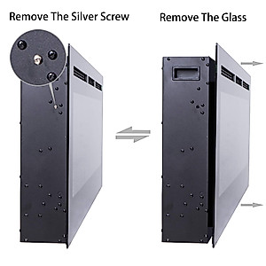 Valuxhome Electric Fireplace, 60 Inches in-Wall Recessed Fireplace Heater with Overheating Protection, Remote Control with Timer, Touch Screen, Logset & Crystal, 750/1500W, Black, 60" l21 h