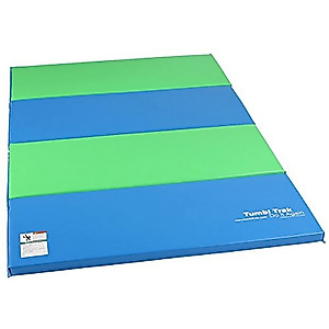 Tumbl Trak JACK Mat, 4ft x 6ft,Green / Blue