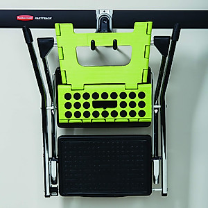 Rubbermaid Fast Track Wall Mounted Garage Storage Utility Multi Hook For Tools, Rope, and More, Supports Up to 50 Pounds Each (6 Pack)