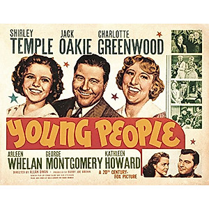 Posterazzi Young People Shirley Temple Jack Oakie Charlotte Greenwood 1940 (C) 20Th Century Fox Tm & Copyright/Courtesy: Everett Collection Photo Poster Print, (28 x 22)