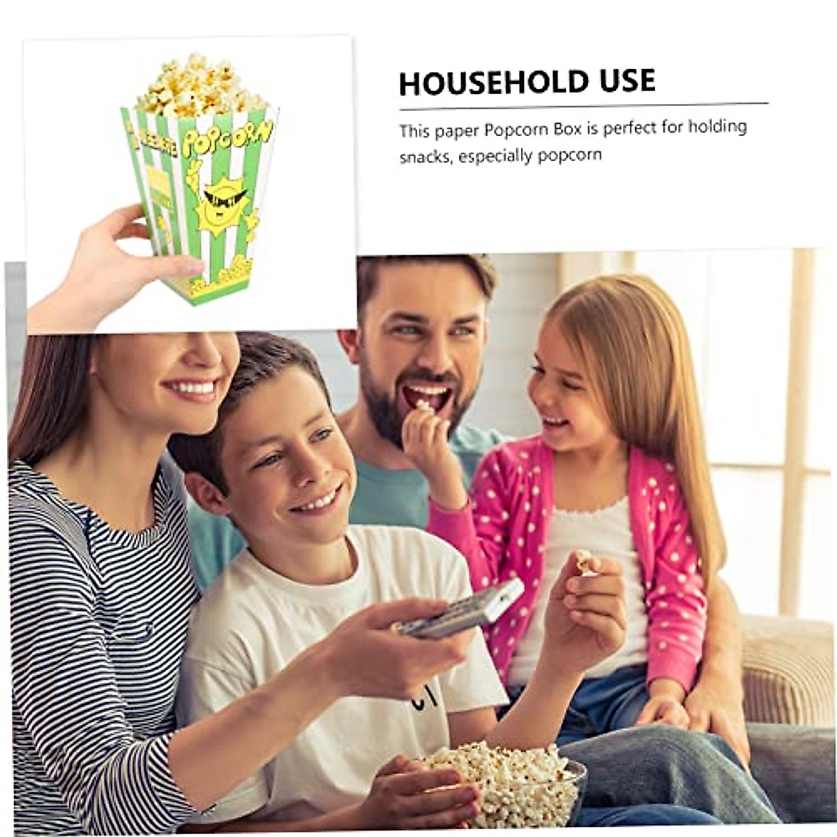 NOLITOY 100pcs Popcorn Boxes Snack Container Snack Box Container Ornament Container Disposable Popcorn Boxes Snack Containers Party Snack Container Popcorn Bucket Food Box Container Box