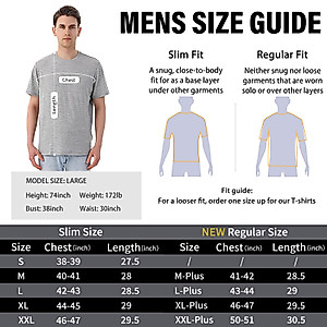 Merino Protect 100% Merino Wool T Shirts for Men Odor Resistance Base Layer Lightweight Hiking Travel T-Shirt Soft Undershirt