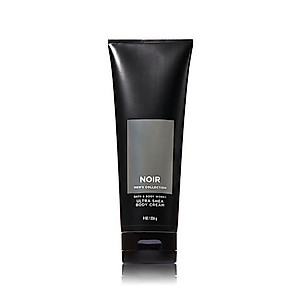 Bath and Body Works Noir Men's Collection 3 Piece Set Includes 3.7 oz Deodorizing Body Spray, 8 oz Ultra Shea Body Cream, 10 oz 2-IN-1 Hair & Body Wash