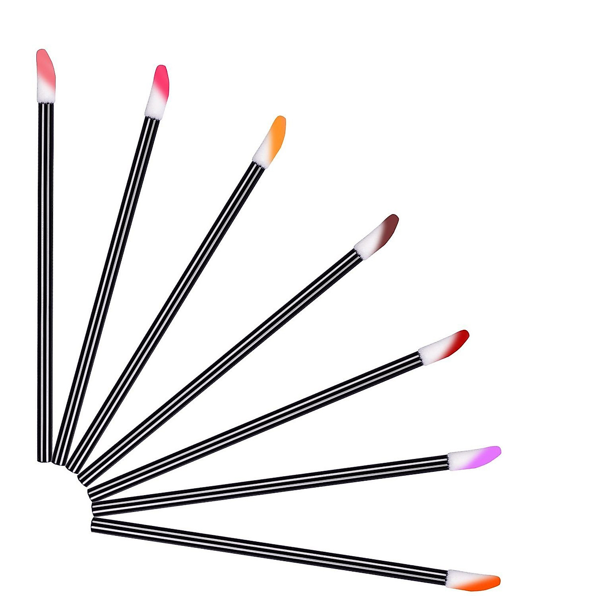 Disposable Lipstick Wands Applicators 600pcs - Disposable Lip Brushes Disposable Lip Wands ECBASKET Lipgloss Applicators Tester Wands Disposable Makeup Applicators Makeup Brushes Tool Kits Black